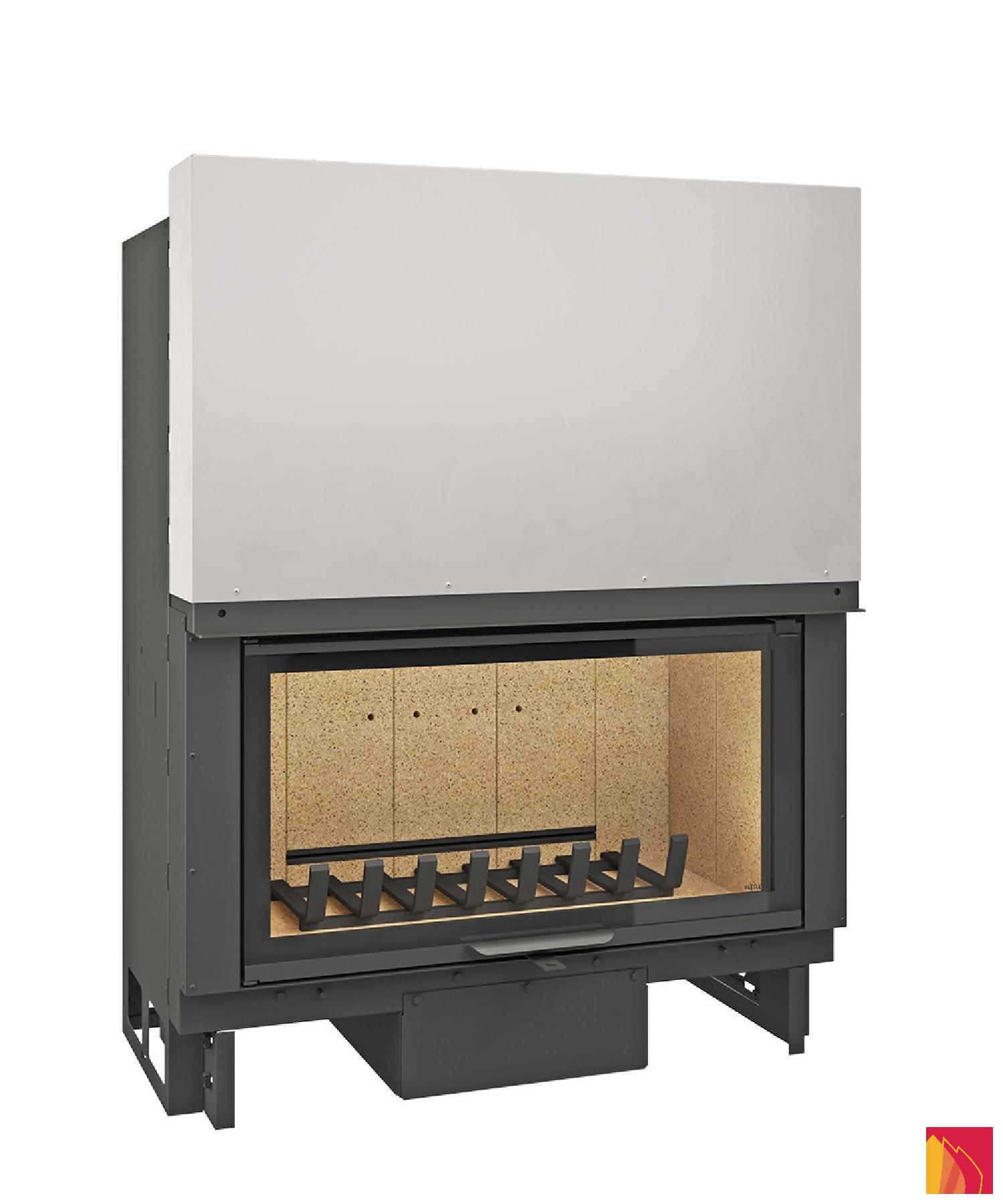 Atraflam 16/9 800 Plus - Chimenea de leña - Frontale